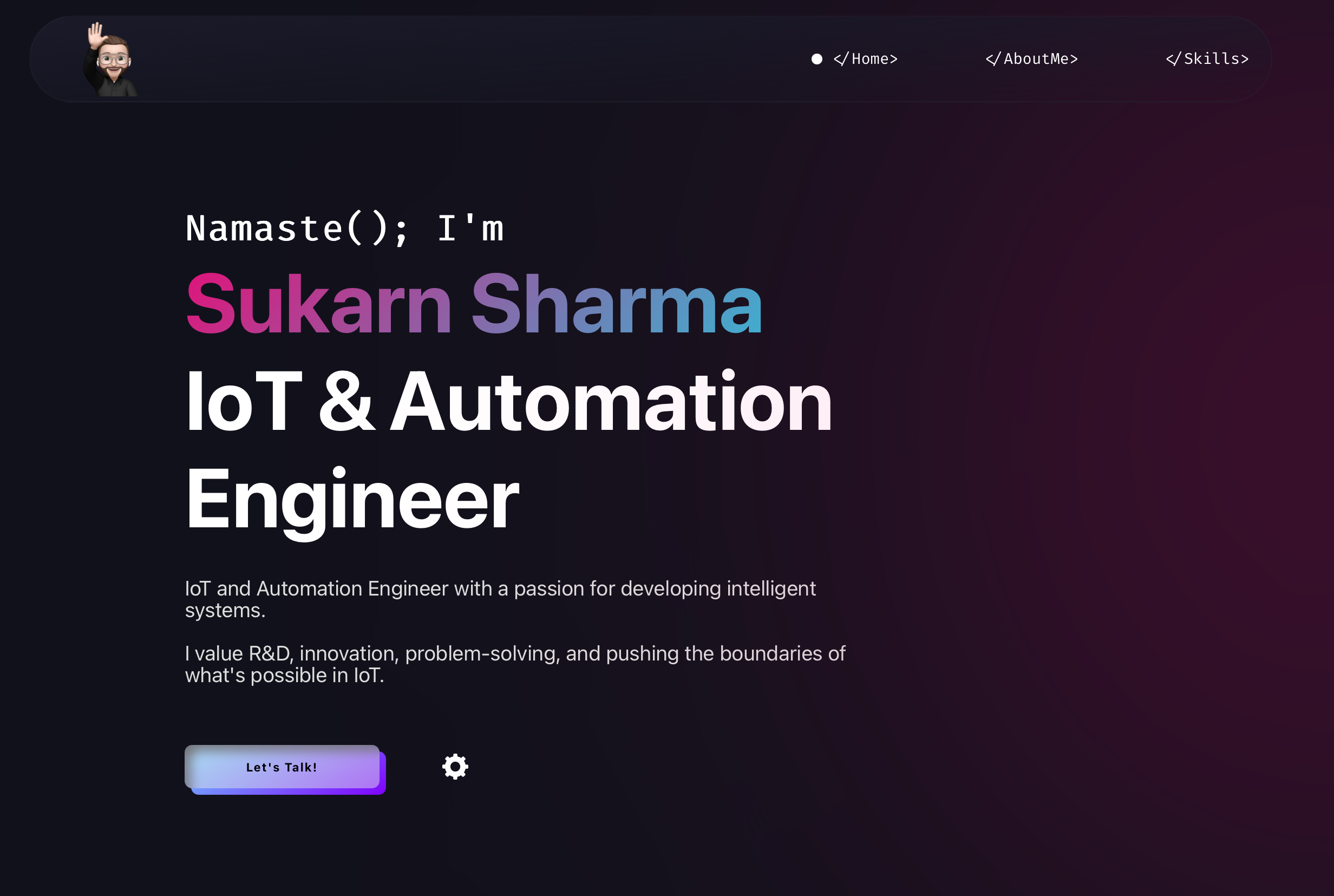 Sukarn Sharma | Portfolio